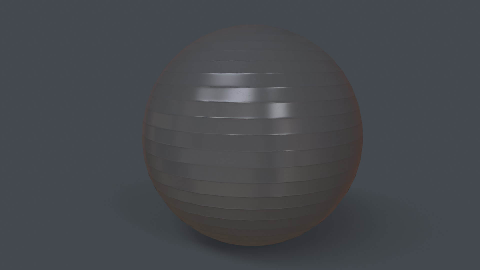 Yoga Ball - Grey 3D Model by PBR Cool