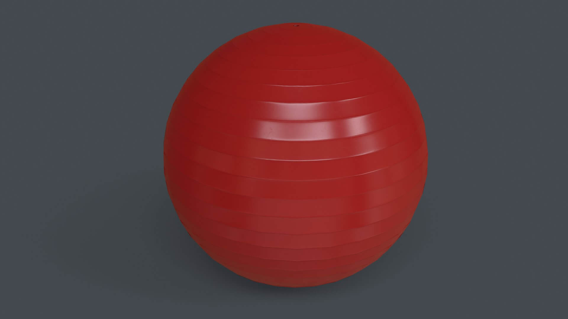 Yoga Ball - Red 3D Model by PBR Cool