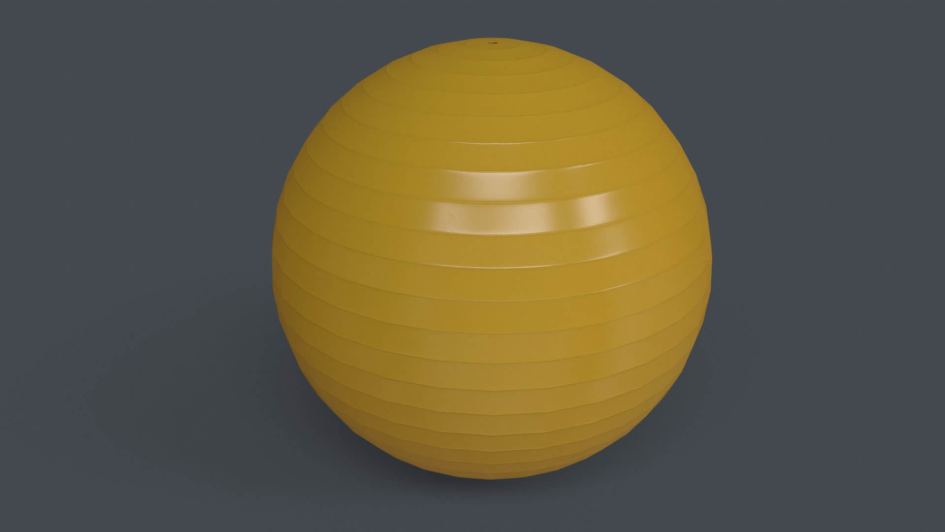 Yoga Ball - Yellow 3D Model by PBR Cool