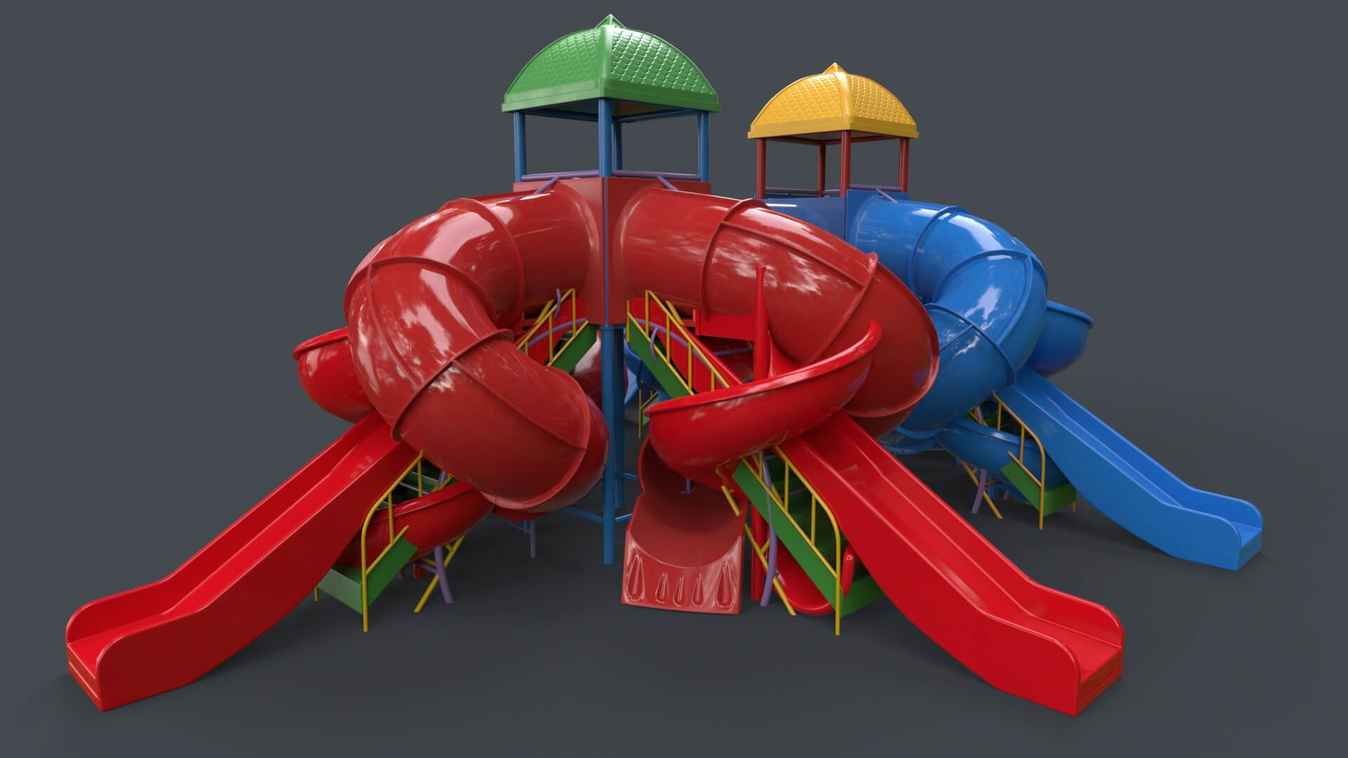 Playground Outdoor Jungle Gym 15 B - 3D Model by PBR Cool