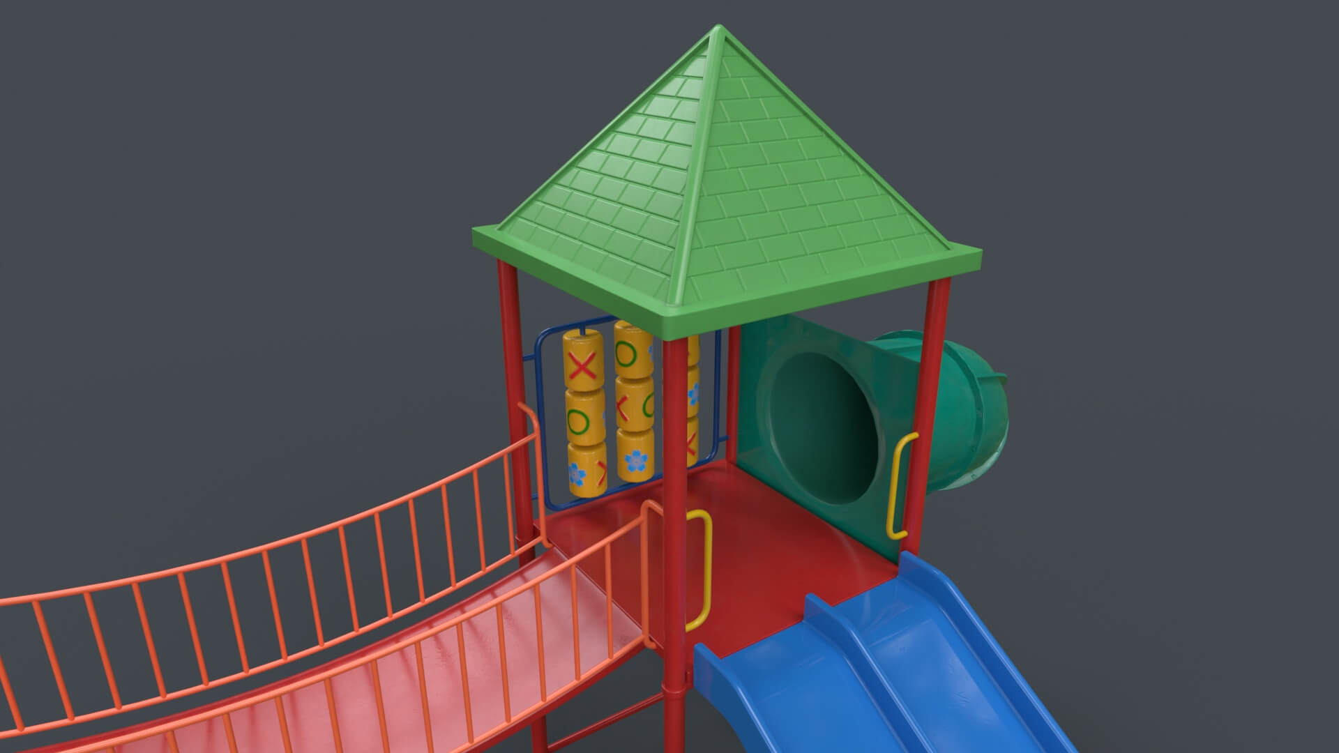 Playground Outdoor Jungle Gym 16 - 3D Model by PBR Cool