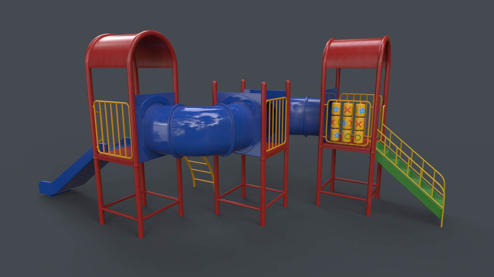 Playground Outdoor Jungle Gym 19 - 3D Model by PBR Cool