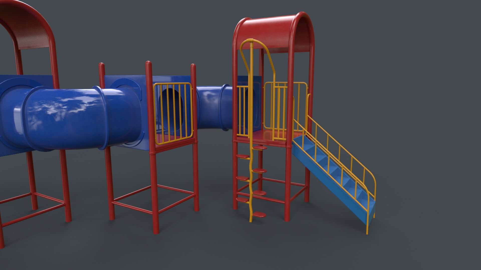 Playground Outdoor Jungle Gym 19 - 3D Model by PBR Cool