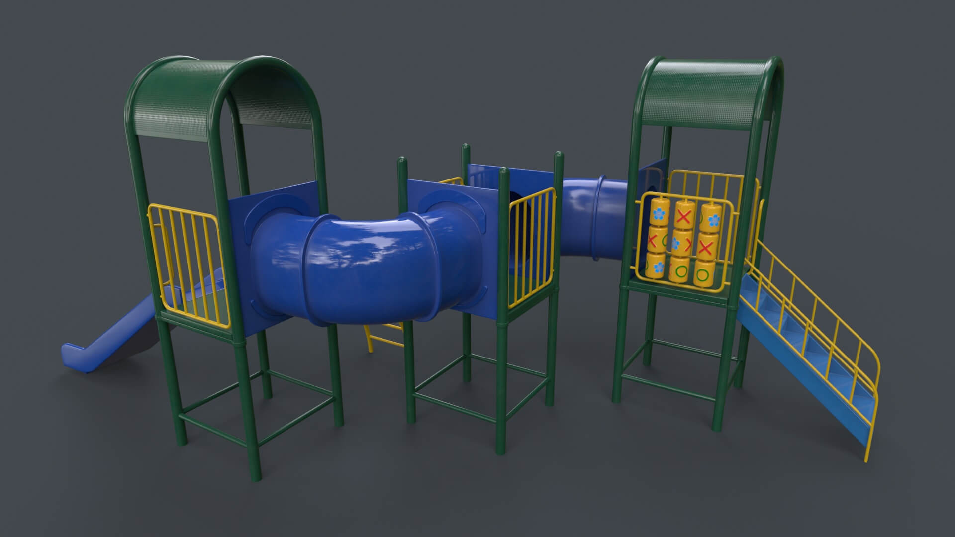 Playground Outdoor Jungle Gym 19 - 3D Model by PBR Cool