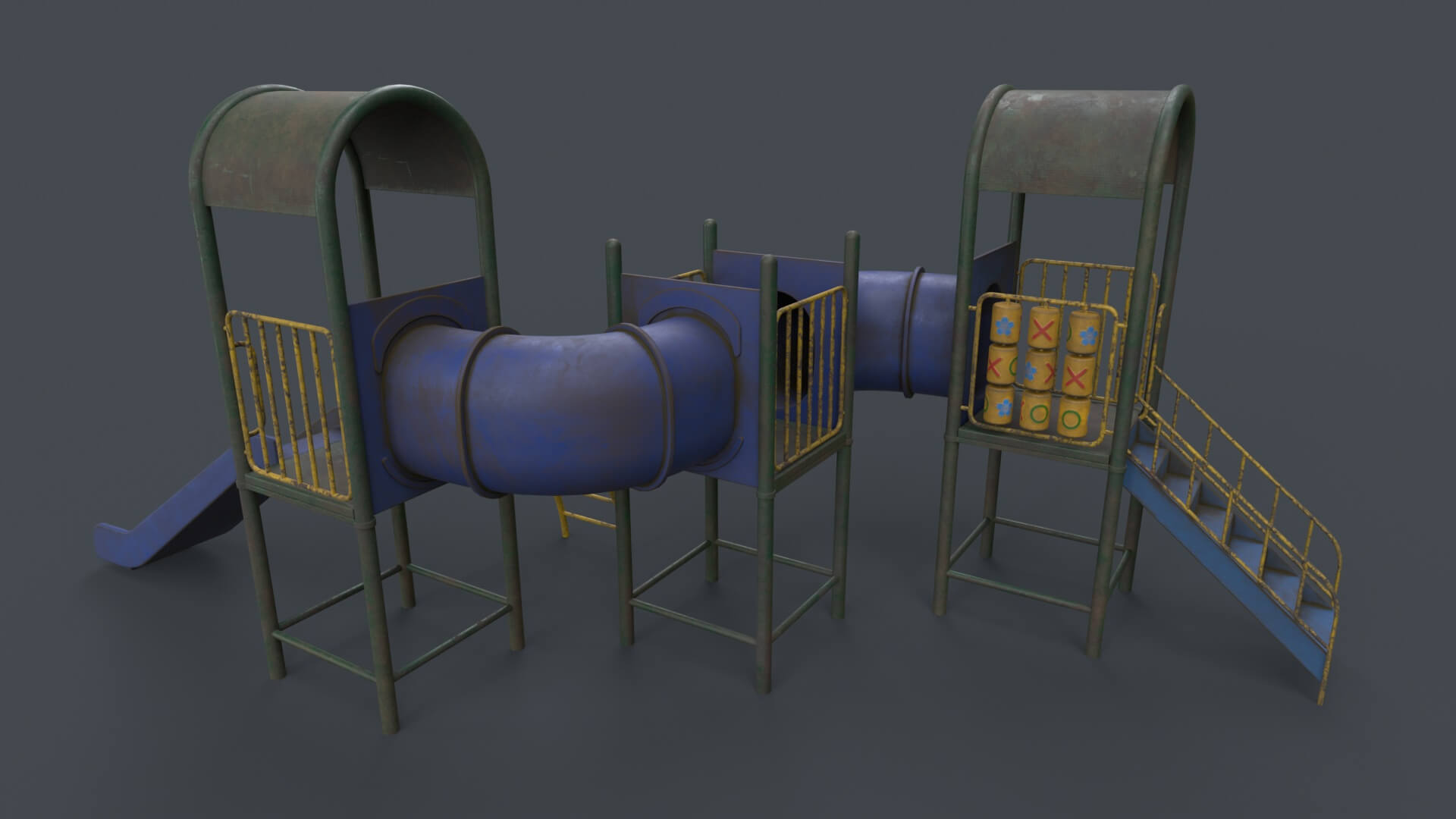 Playground Outdoor Jungle Gym 19 - 3D Model by PBR Cool
