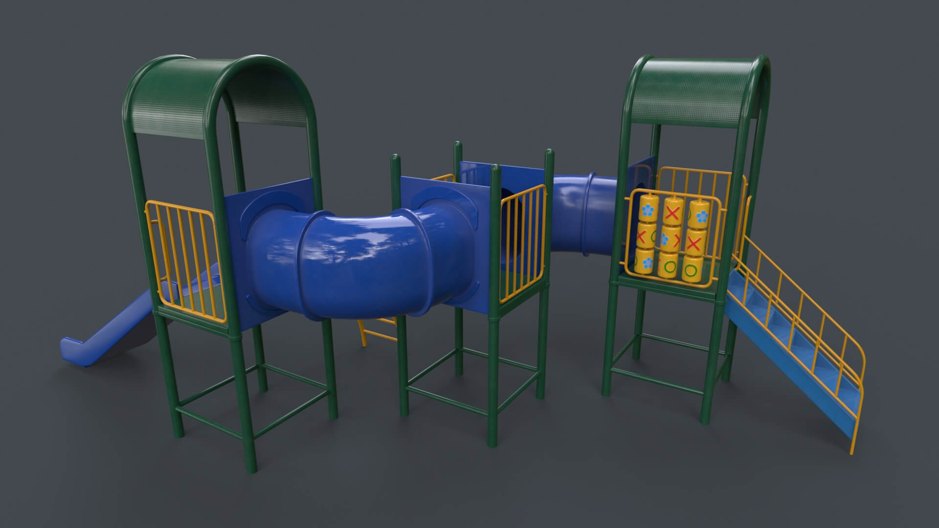 Playground Outdoor Jungle Gym 19 - 3D Model by PBR Cool