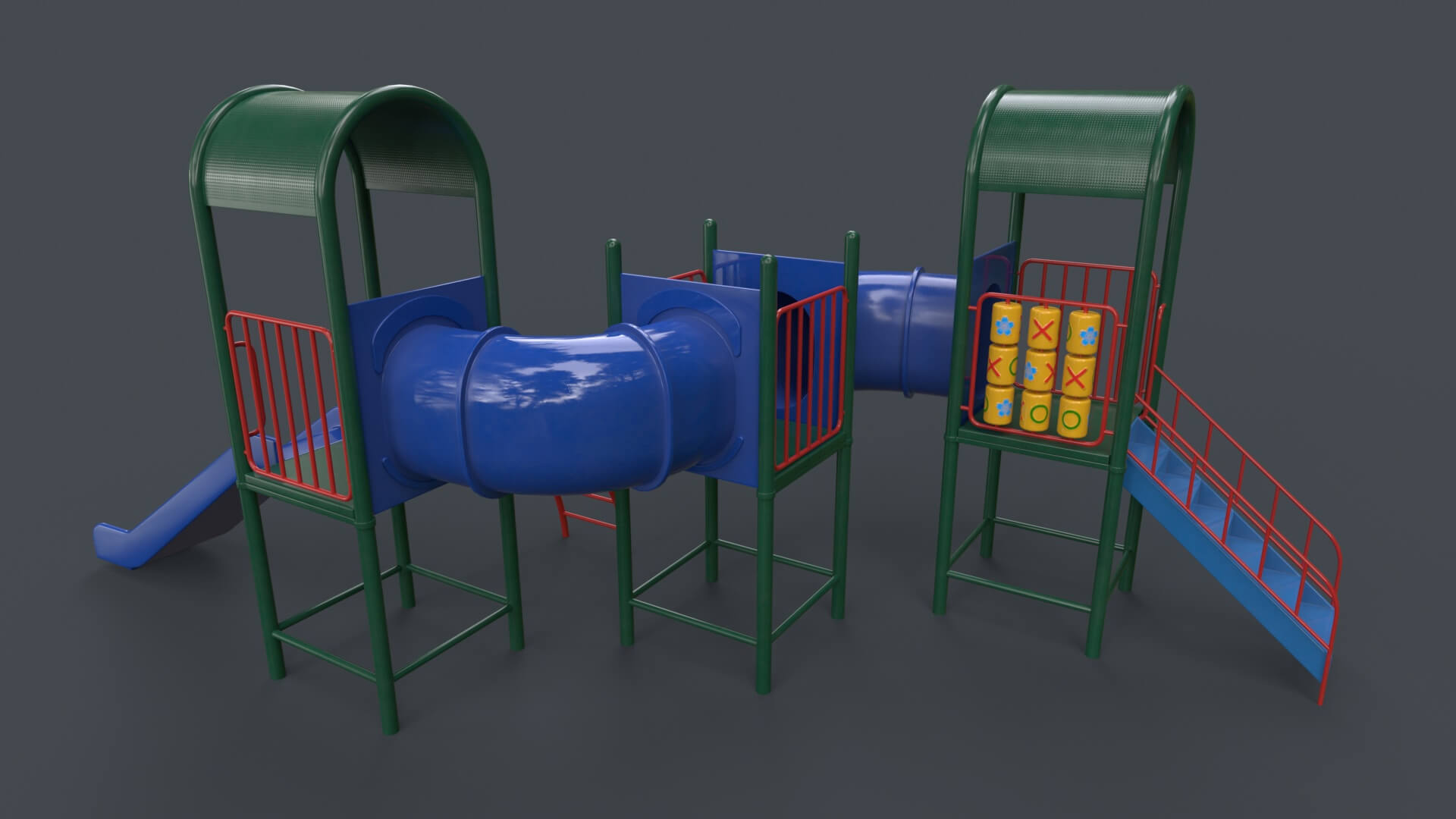 Playground Outdoor Jungle Gym 19 - 3D Model by PBR Cool