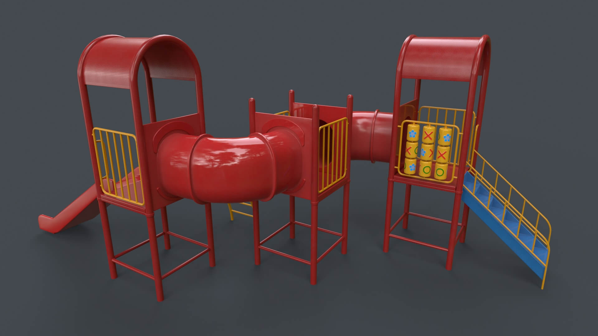 Playground Outdoor Jungle Gym 19 - 3D Model by PBR Cool