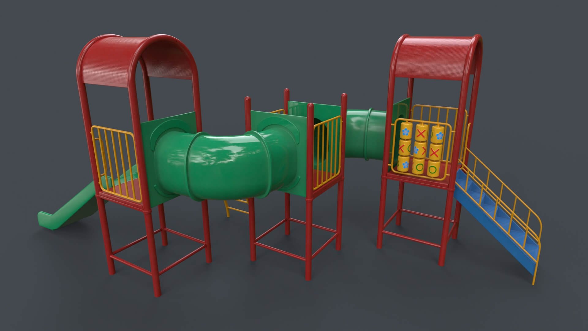 Playground Outdoor Jungle Gym 19 - 3D Model by PBR Cool