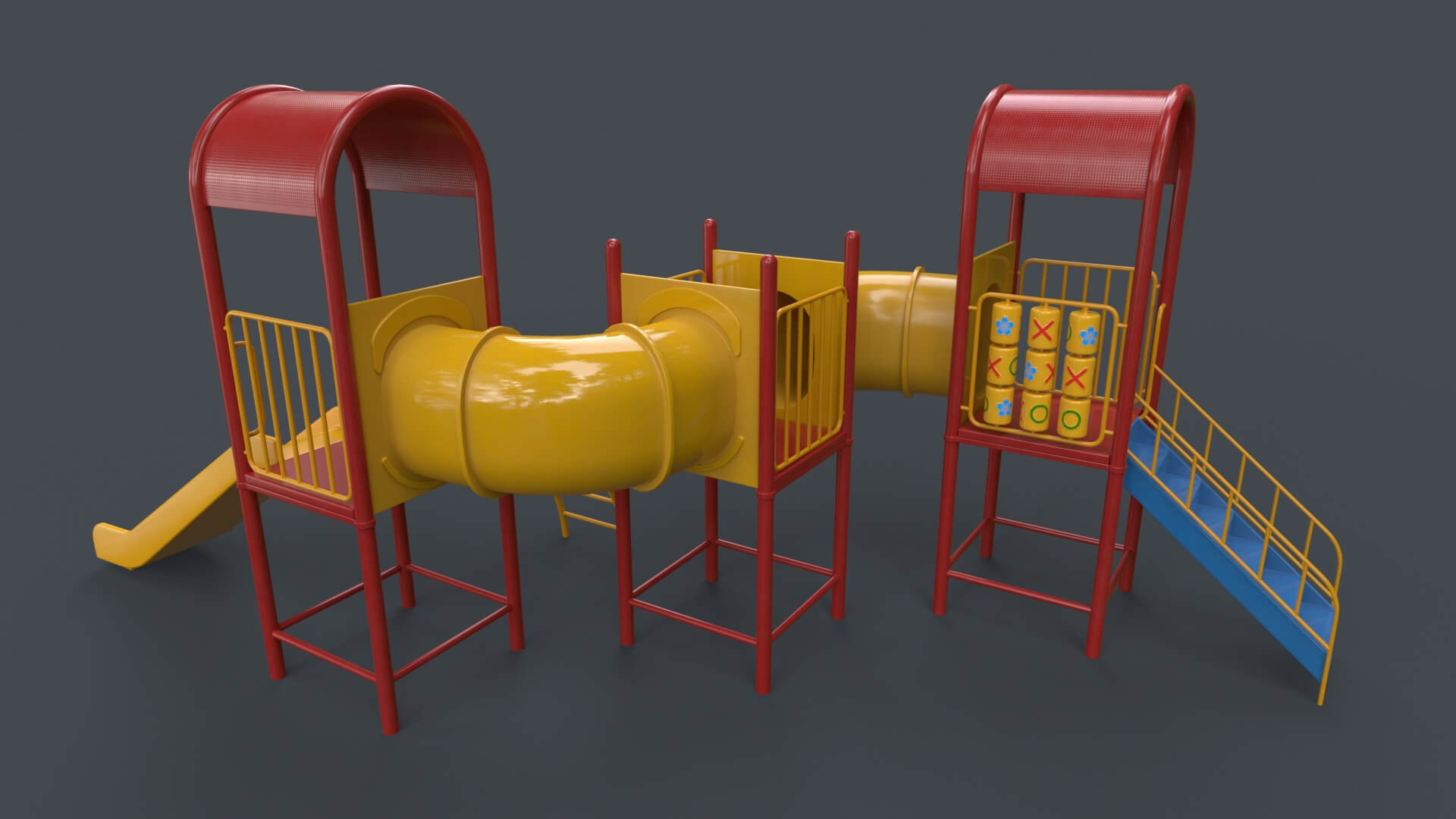 Playground Outdoor Jungle Gym 19 - 3D Model by PBR Cool