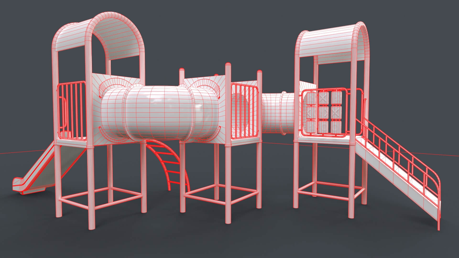 Playground Outdoor Jungle Gym 19 - 3D Model by PBR Cool
