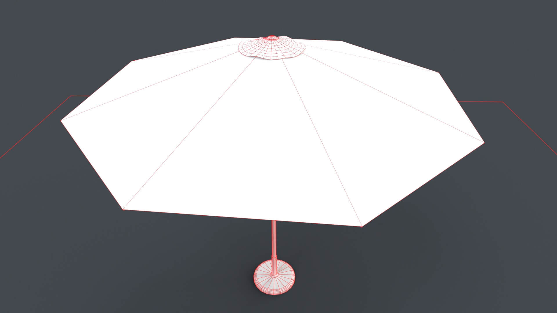 Traditional Parasol - 3D Model by PBR Cool