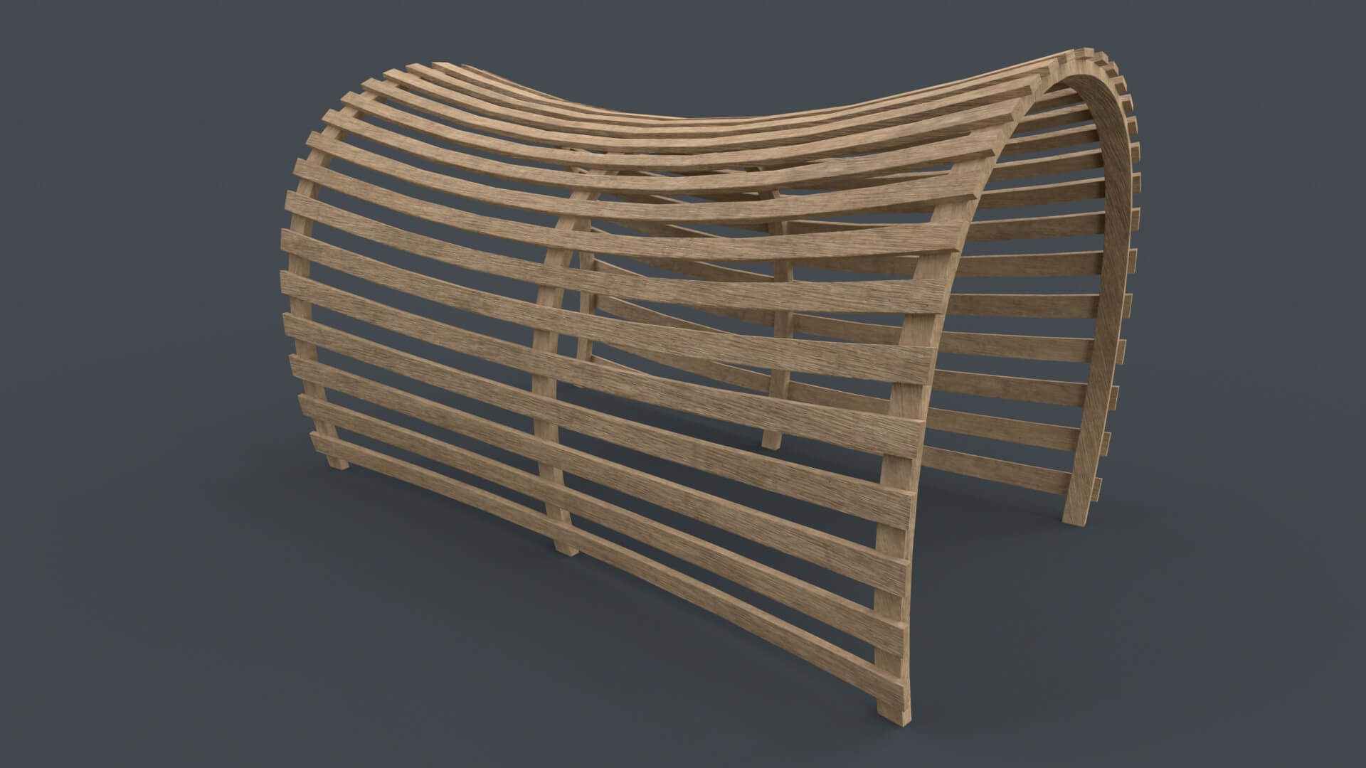 Wooden Pergola Gazebo A1 - 3D Model by PBR Cool