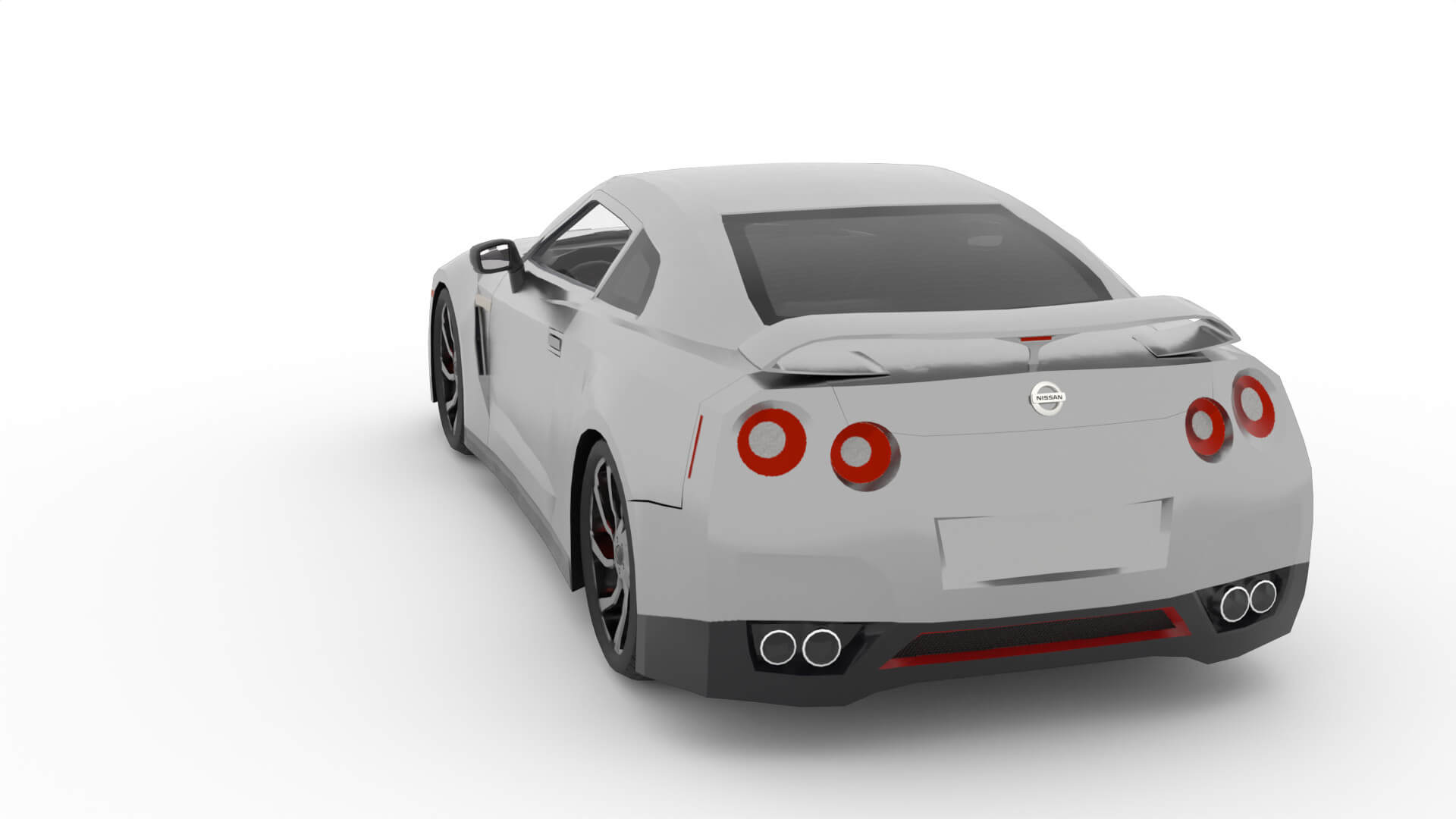 Nissan GTR R35 - 3D Model by peacedeath23