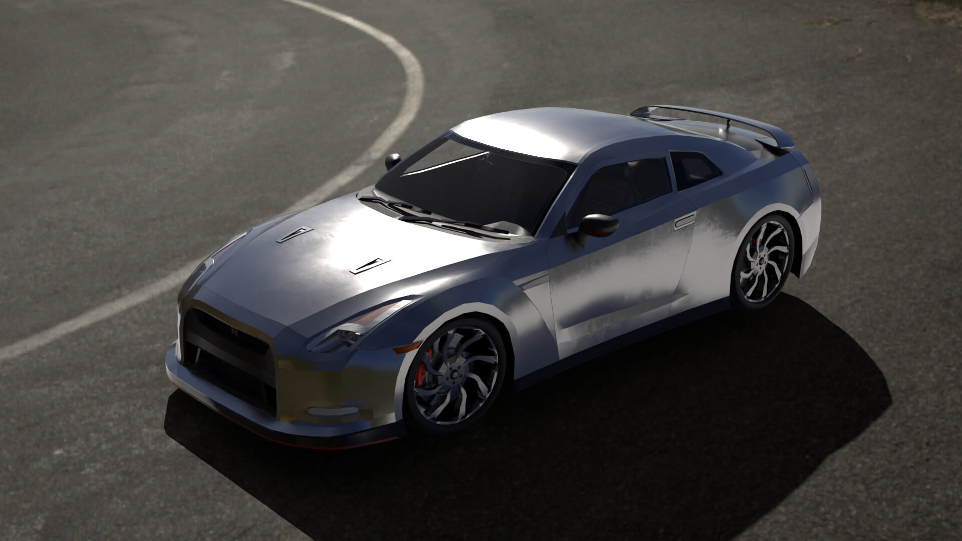 Nissan GTR R35 - 3D Model by peacedeath23