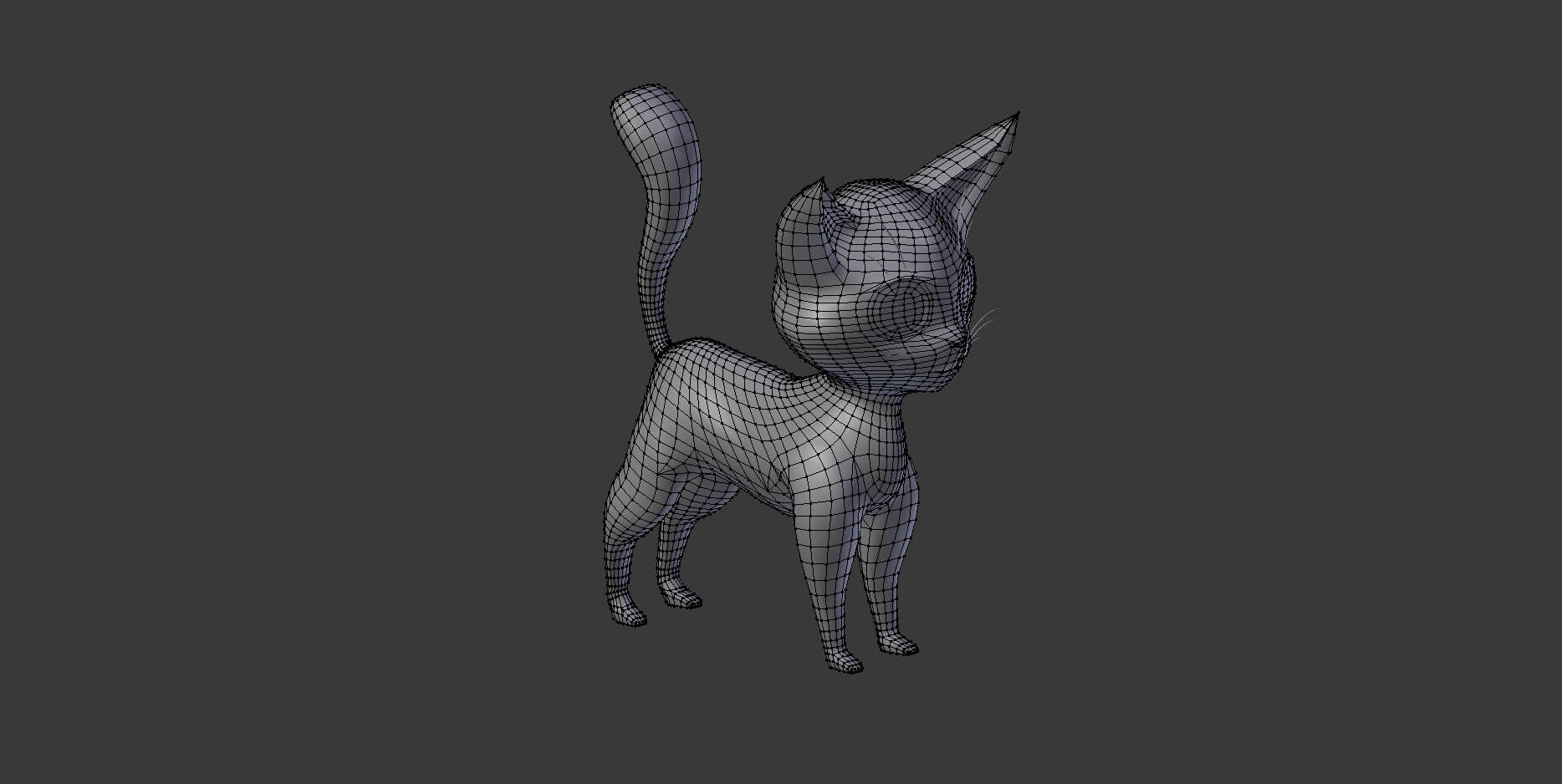 Toon Cat Animated - 3D Model by peacedeath23