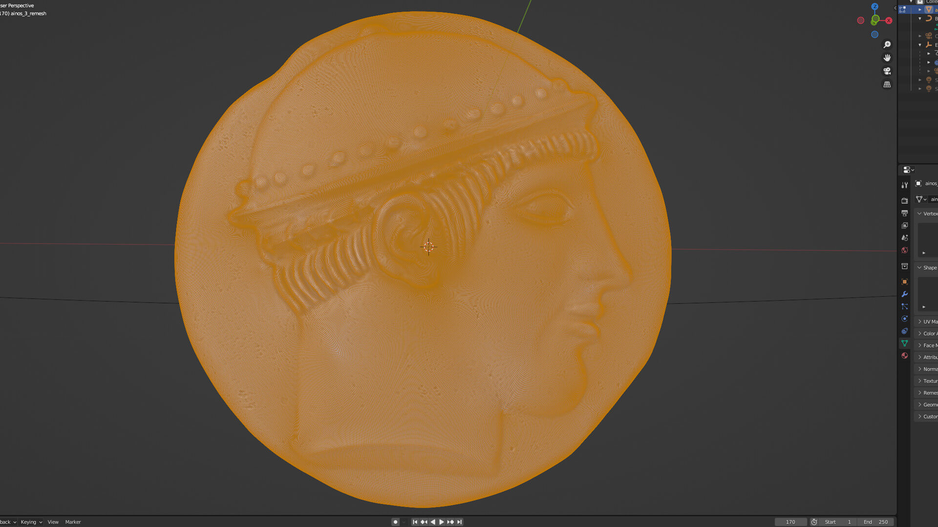 Ancient Coin - 3D Model by Petar Doychev