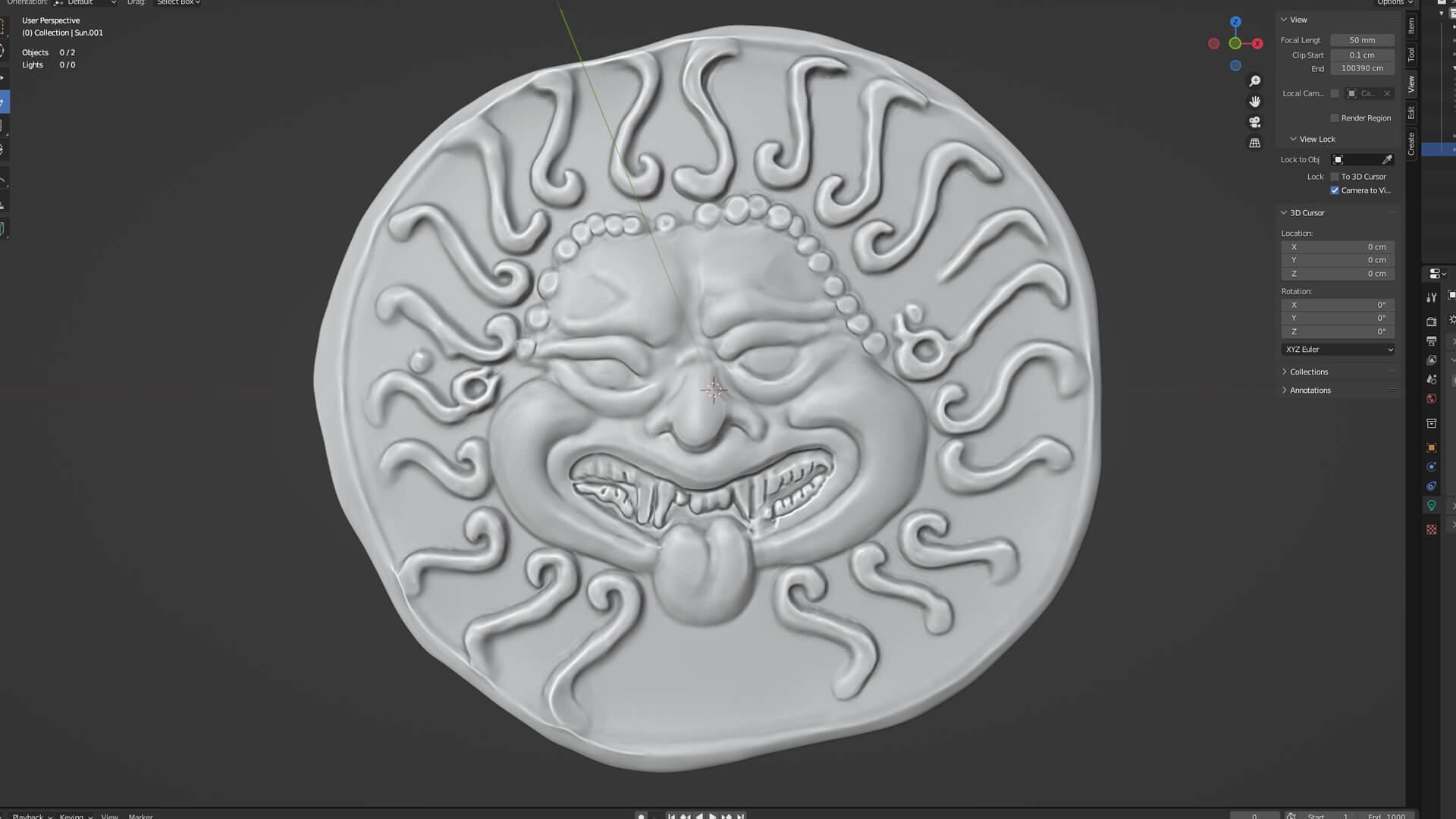 Apollonica Pontica Coin - 3D Model by Petar Doychev