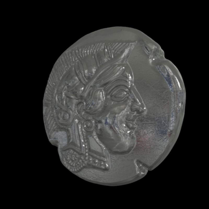 Athena Coin - 3D Model by Petar Doychev