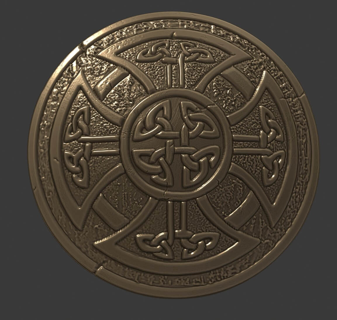 Celtic Shield - 3D Model by Petar Doychev