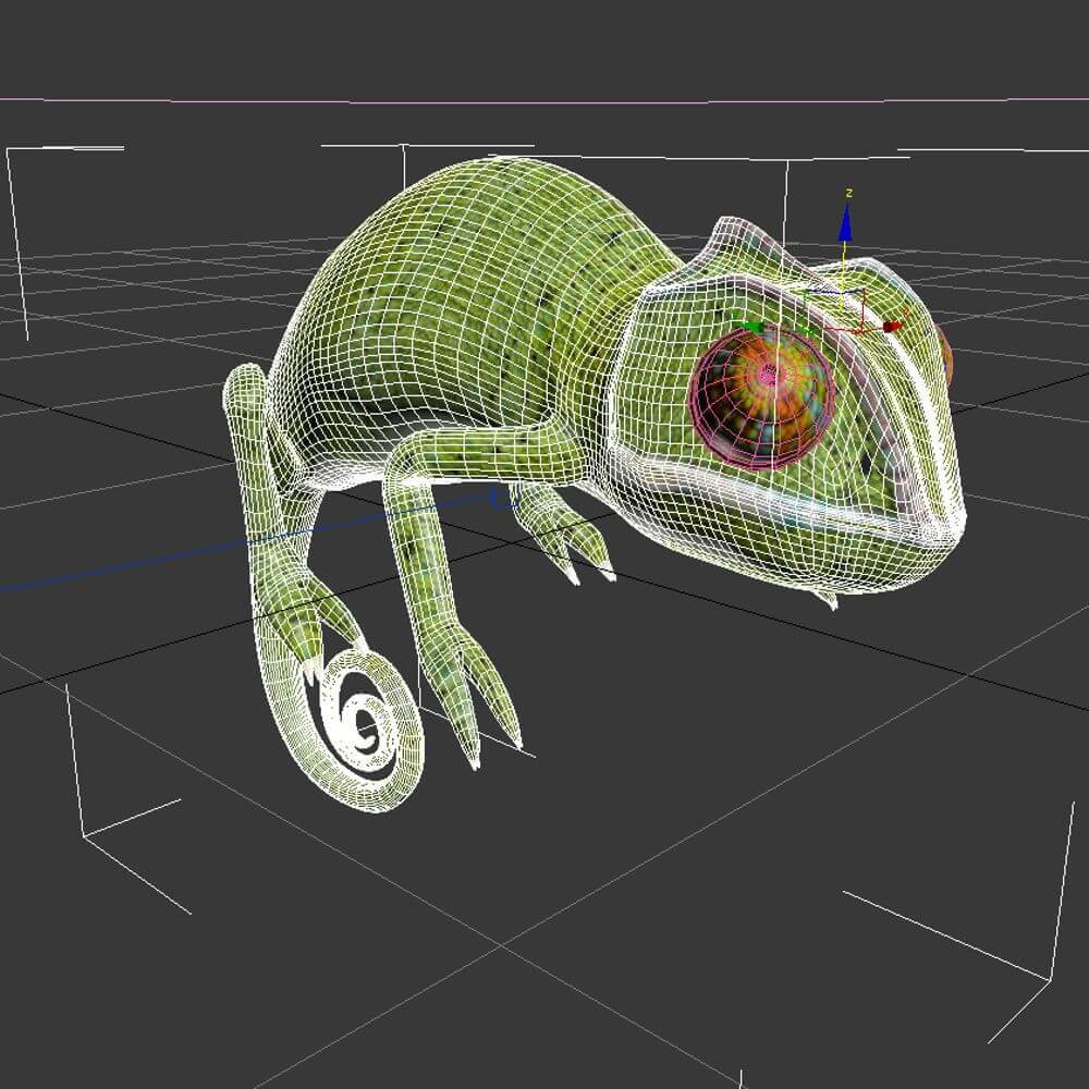 Chameleon - 3D Model by Petar Doychev