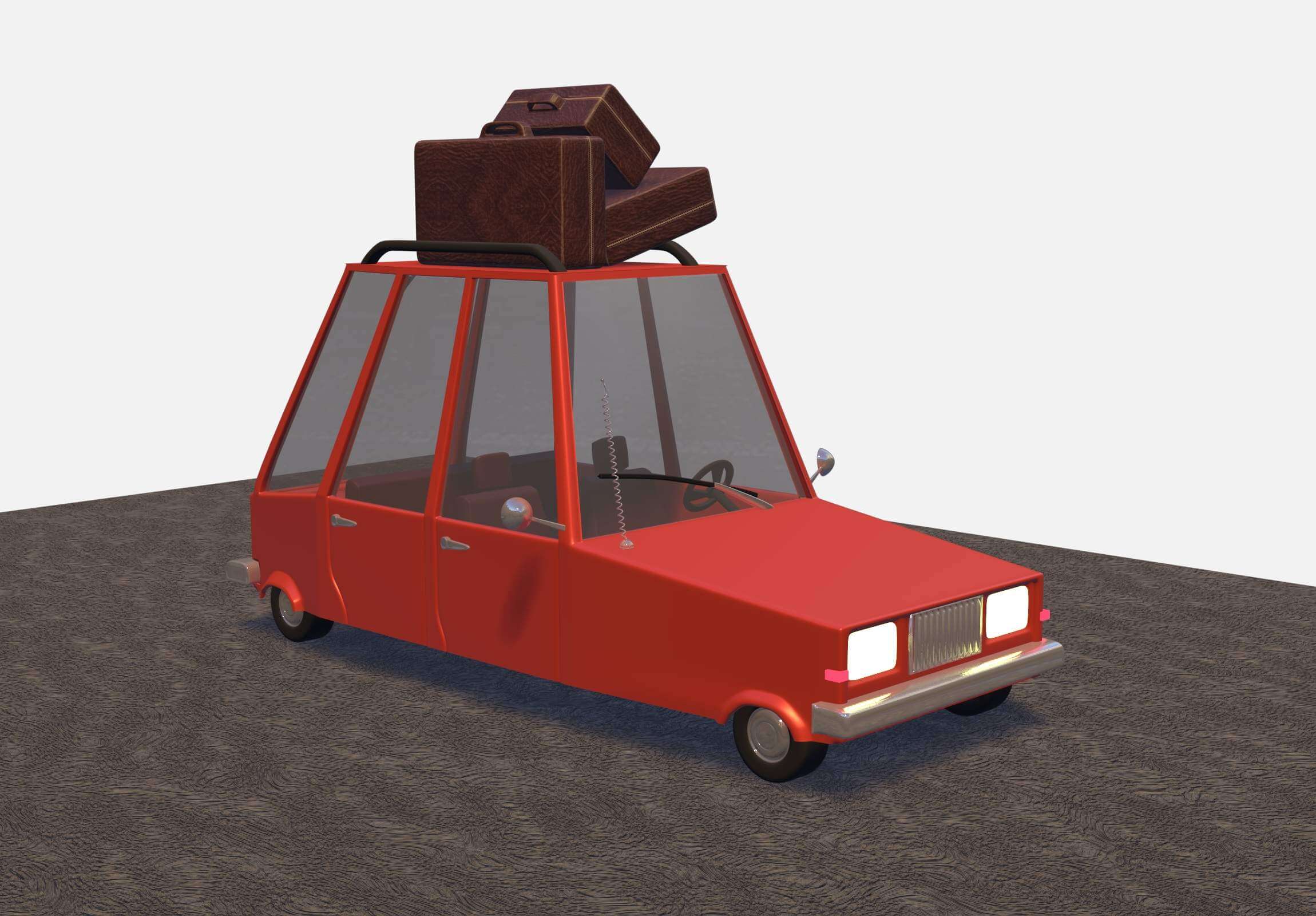 Combi Car - 3D Model by Petar Doychev