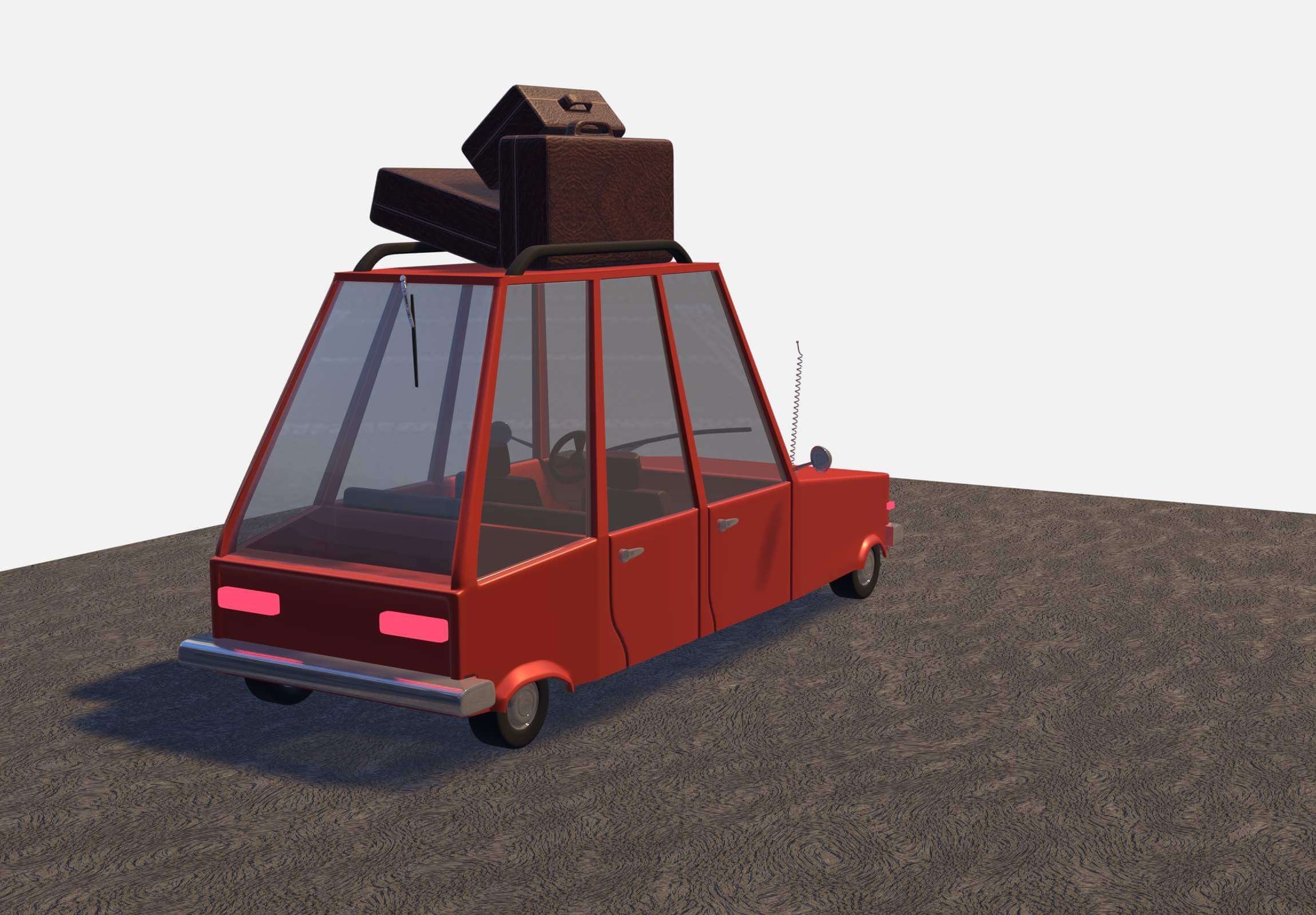 Combi Car - 3D Model by Petar Doychev