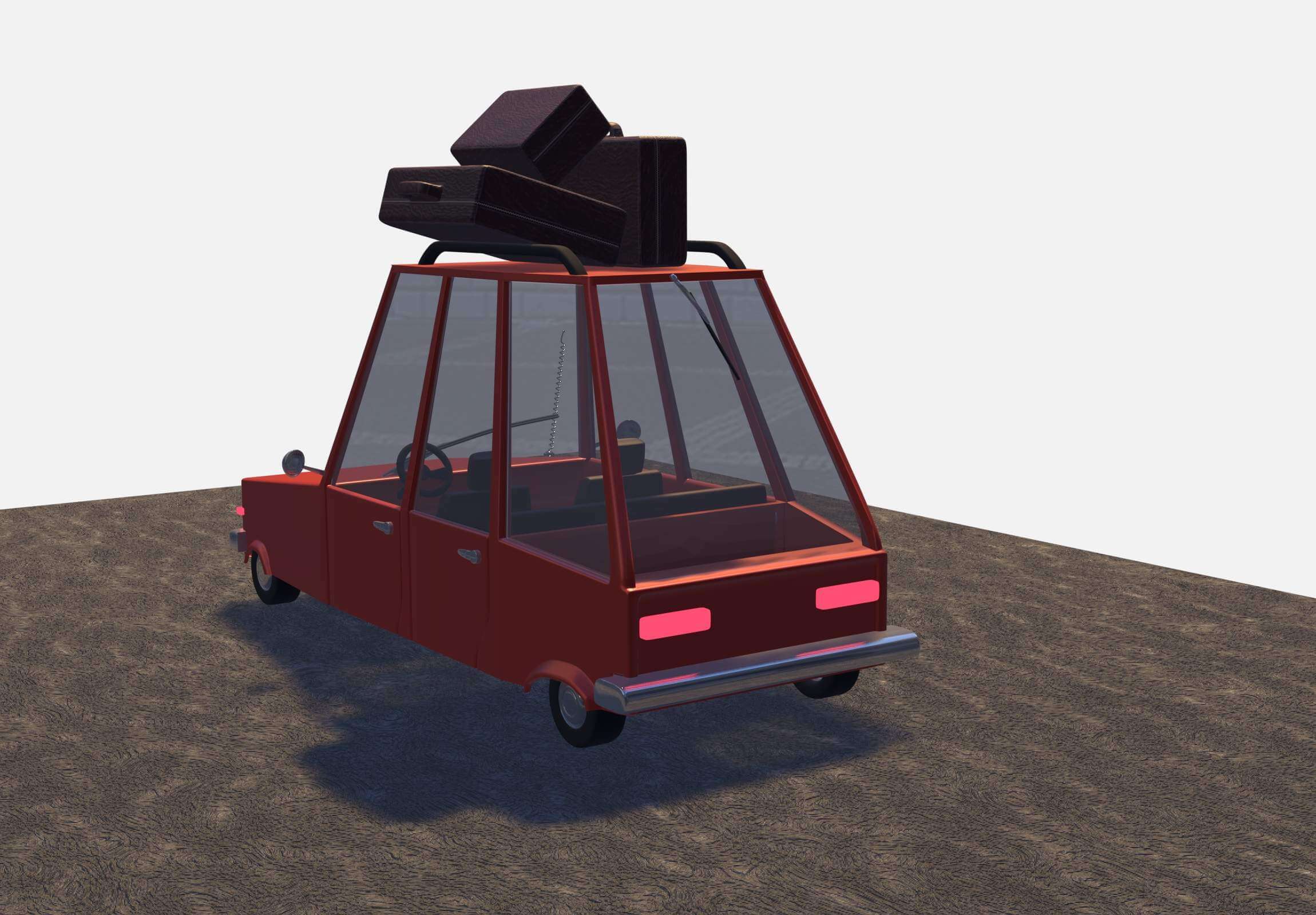 Combi Car - 3D Model by Petar Doychev