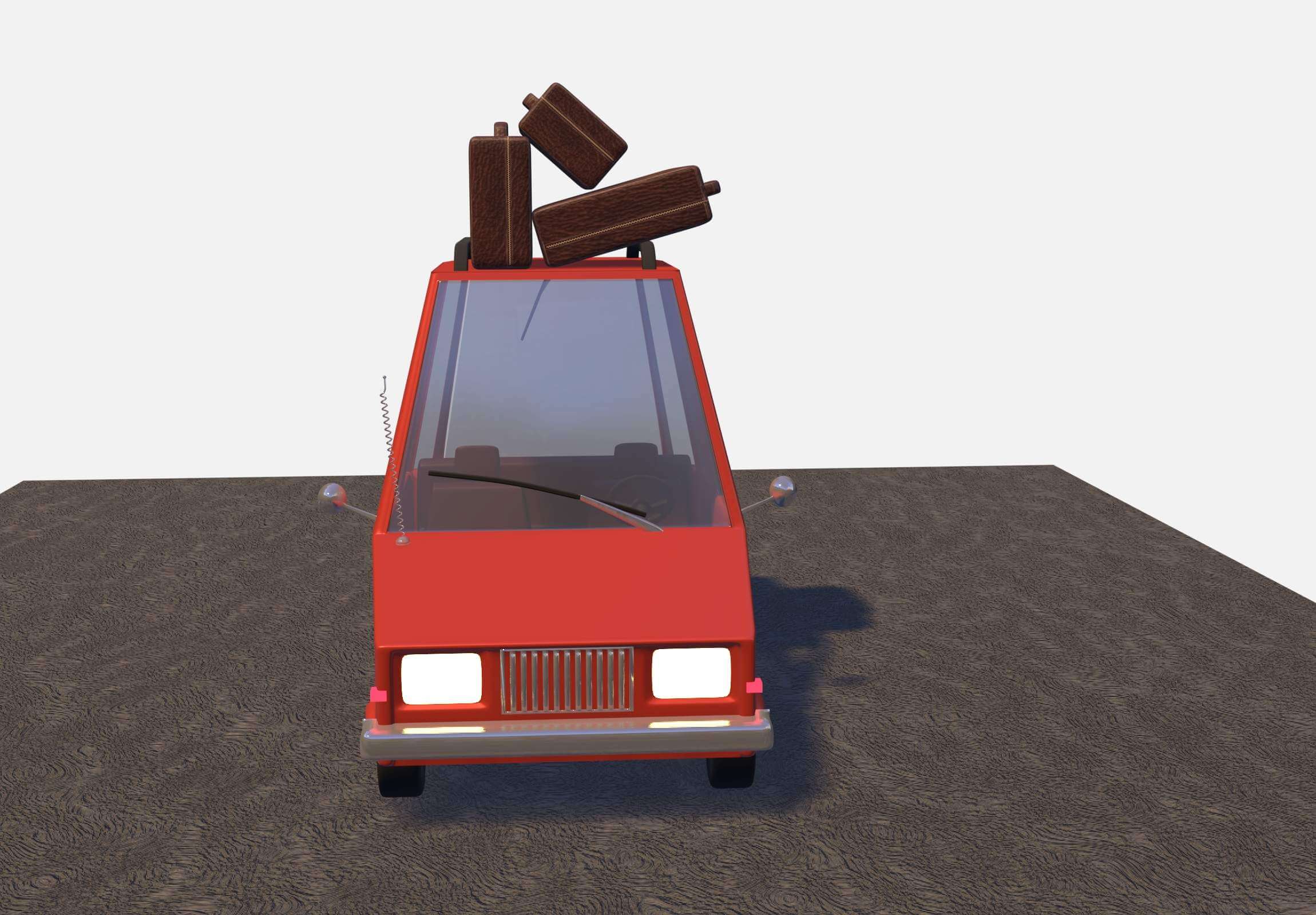 Combi Car - 3D Model by Petar Doychev