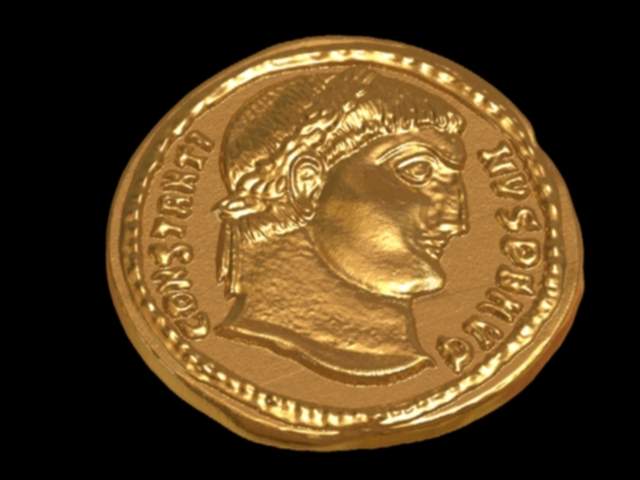 Constantin Coin - 3D Print Model by Petar Doychev