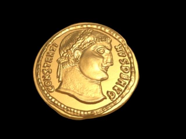 Constantin Coin - 3D Print Model by Petar Doychev