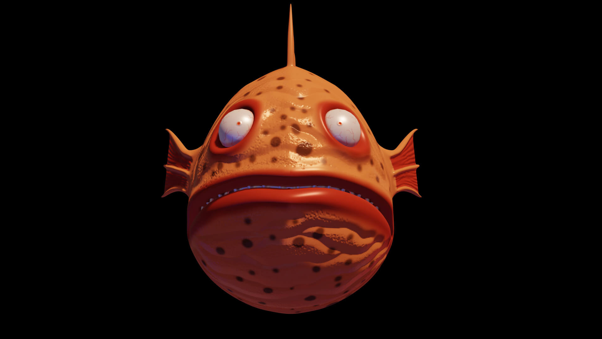 Creepy Fish - 3D Model by Petar Doychev