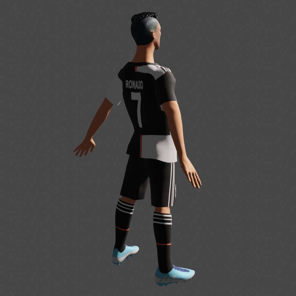 Cristiano Ronaldo - 3D Model by Petar Doychev