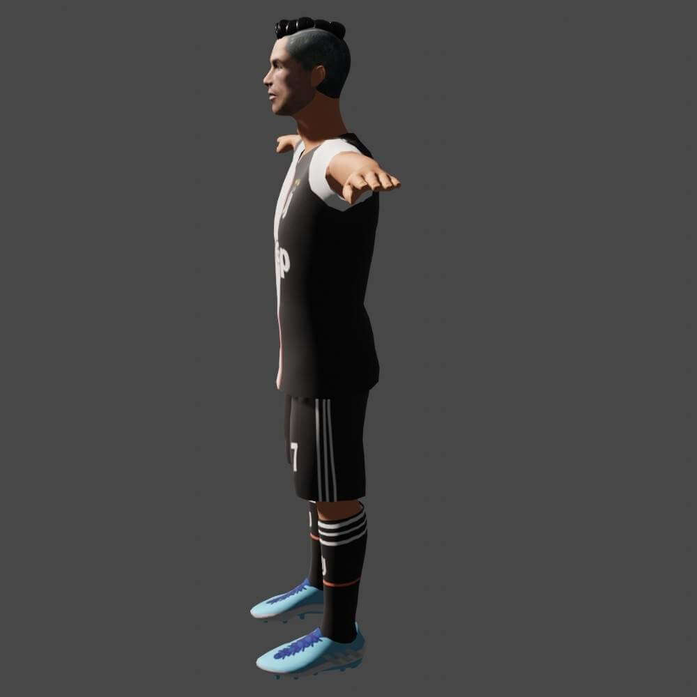 Cristiano Ronaldo - 3D Model by Petar Doychev