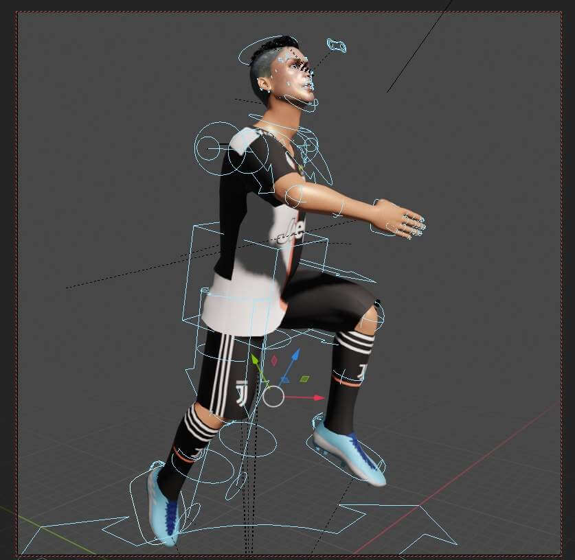 Cristiano Ronaldo - 3D Model by Petar Doychev