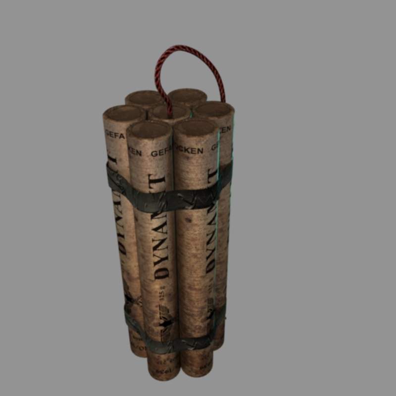 WW2 Dynamite - 3D Model by Petar Doychev