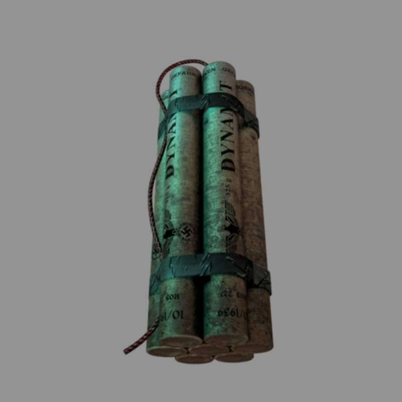 WW2 Dynamite - 3D Model by Petar Doychev