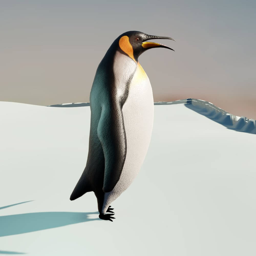 Emperor Penguin - 3D Model by Petar Doychev