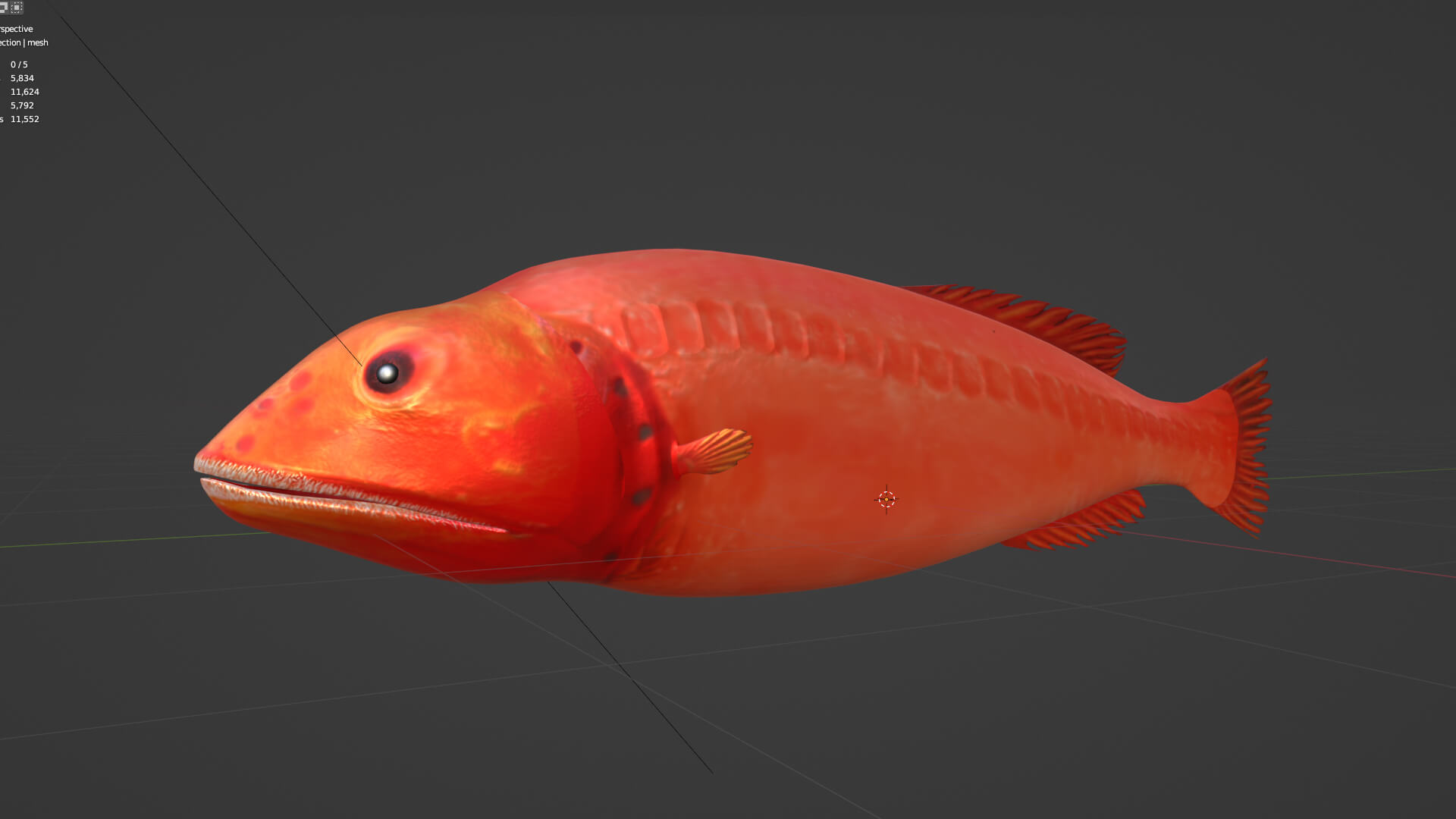 Flabbywhale Fish - 3D Model by Petar Doychev