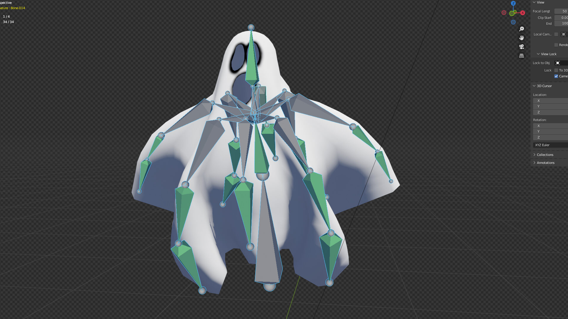 Ghost - 3D Model by Petar Doychev