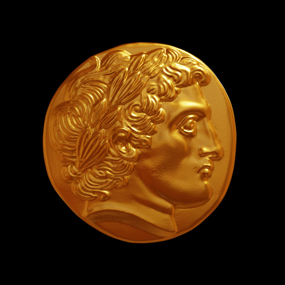 Gold Coin - 3D Model by Petar Doychev