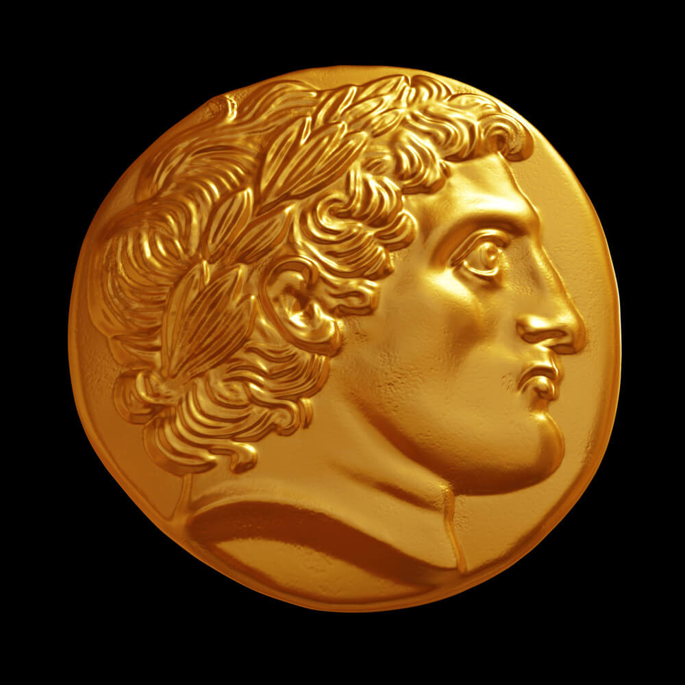 Gold Coin - 3D Model by Petar Doychev