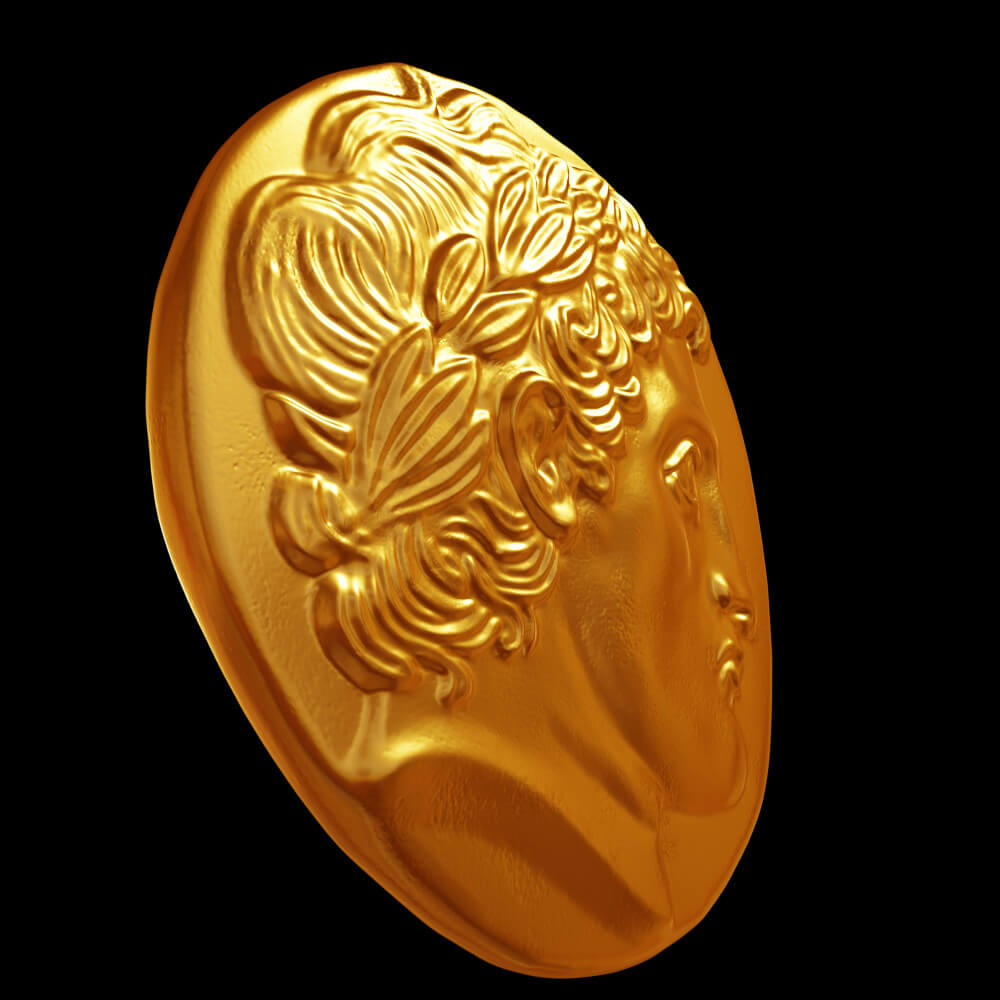 Gold Coin - 3D Model by Petar Doychev