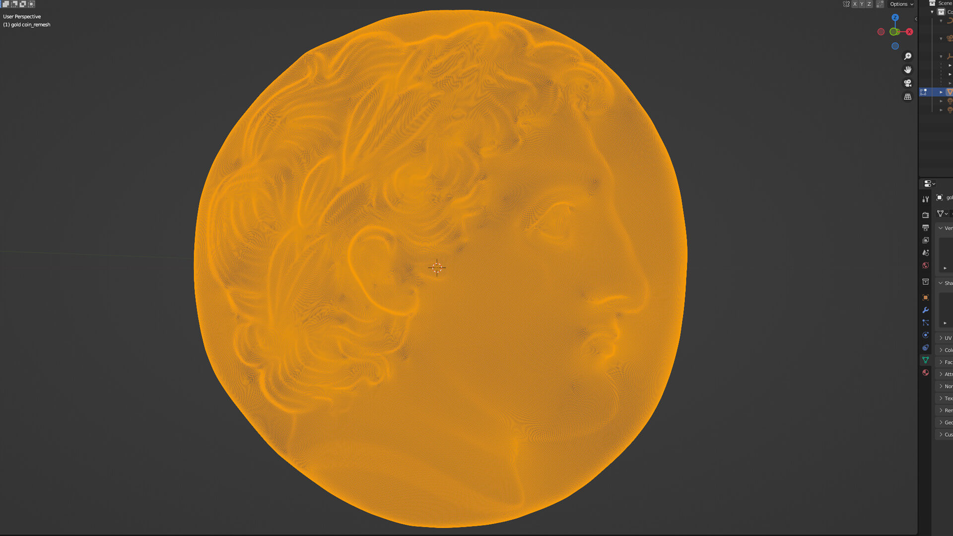 Gold Coin - 3D Model by Petar Doychev