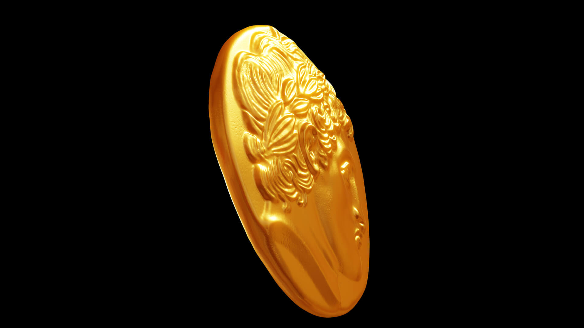 Gold Coin - 3D Model by Petar Doychev