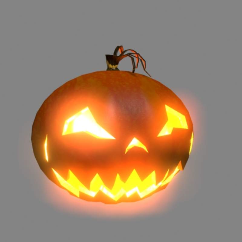 Halloween Pumpkin - 3D Model by Petar Doychev