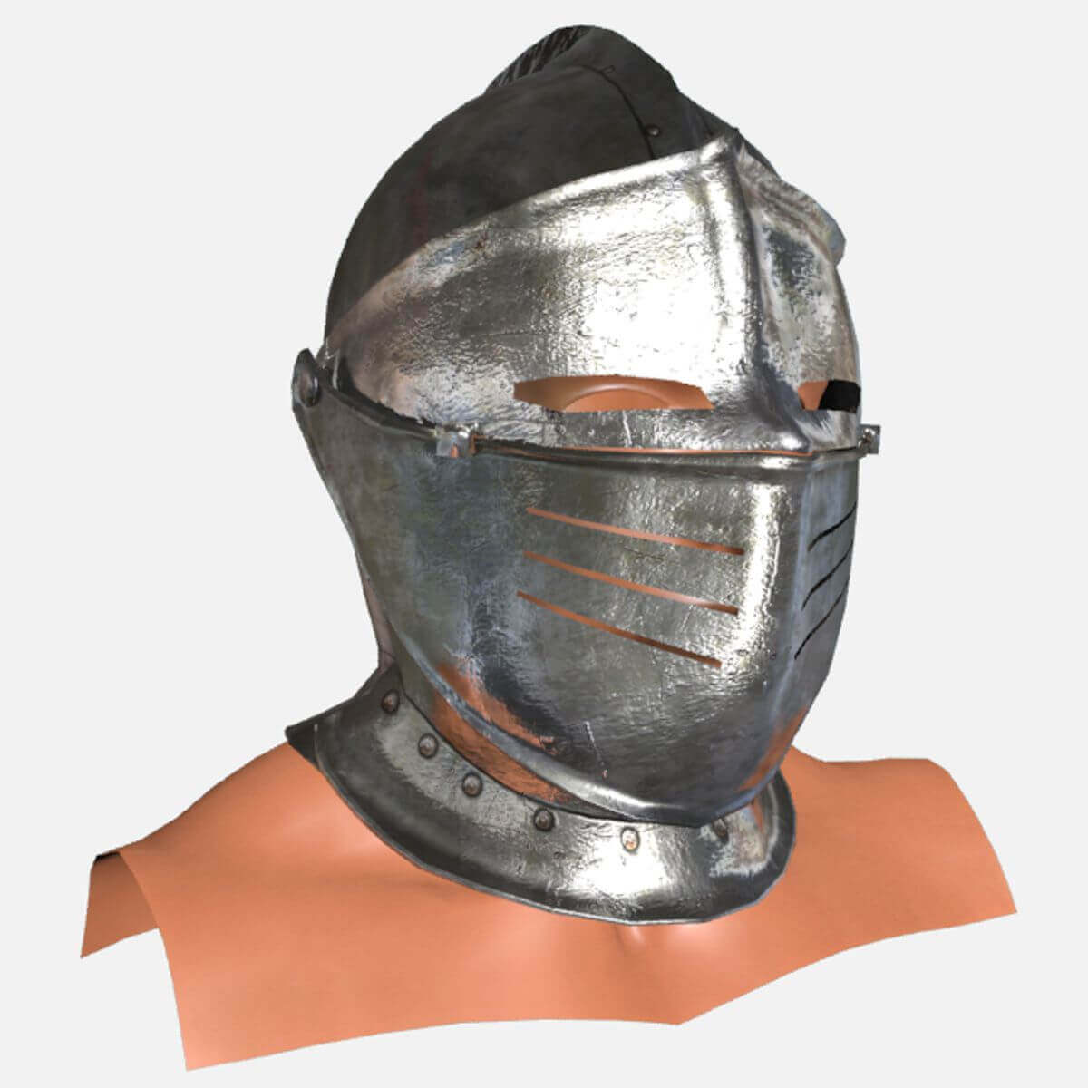 Knights Helmet - 3D Model by Petar Doychev