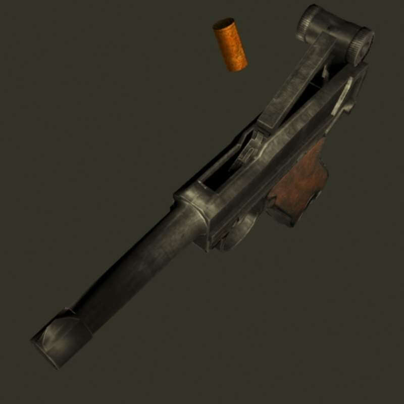 Luger Pistol - 3D Model by Petar Doychev