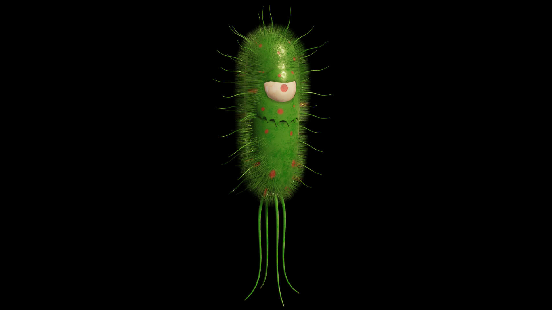 Microbe 1 - 3D Model by Petar Doychev