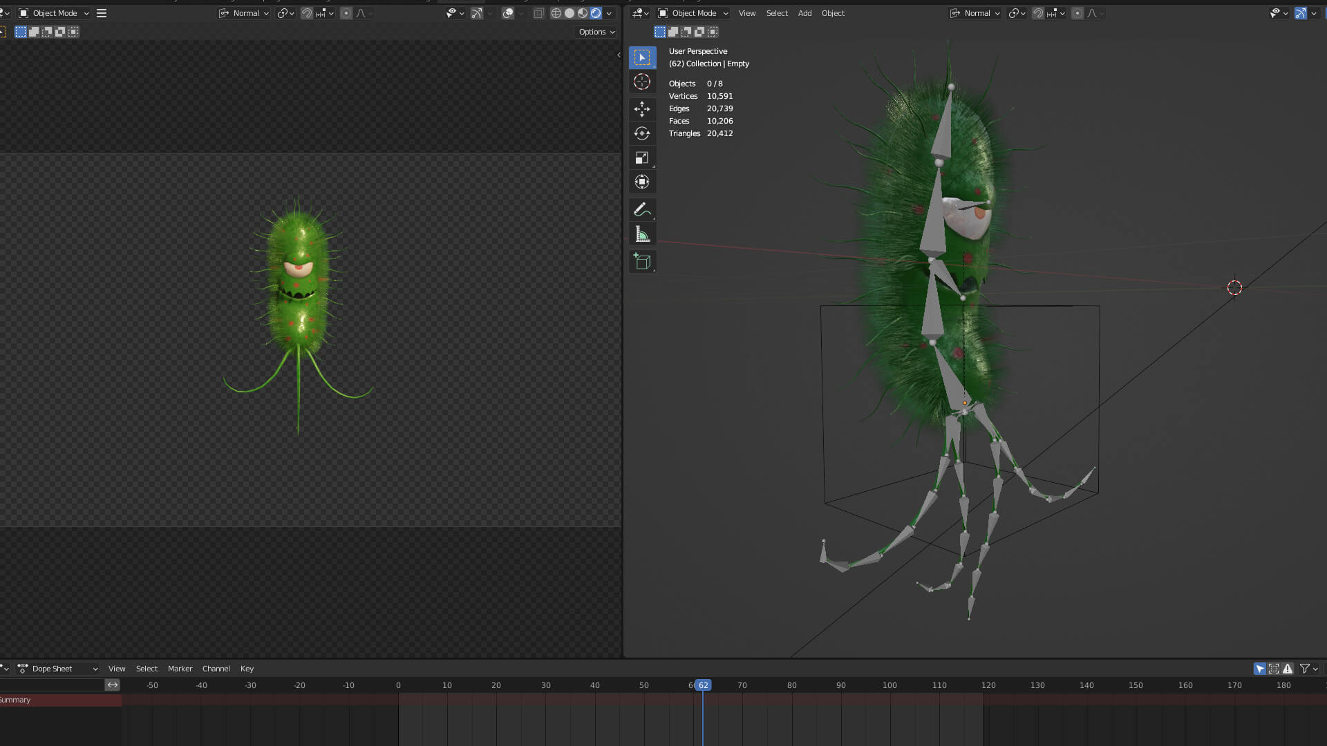 Microbe 1 - 3D Model by Petar Doychev